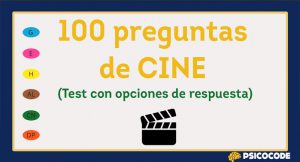 100 preguntas de cine (test con respuestas) - Psicocode